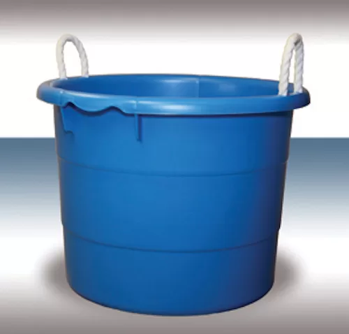 Blue Plastic Tubs - 100L- with rope handles - Perry's Sunshine Coast ...