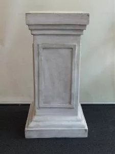 Marble Look Flower Plynth - Perry's Sunshine Coast Event Hire