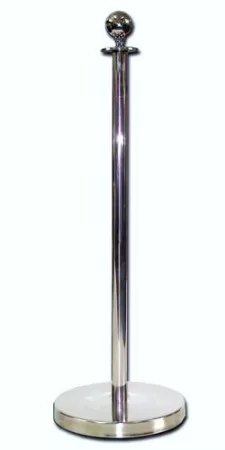 VIP Chrome Bollards - Perry's Sunshine Coast Event Hire