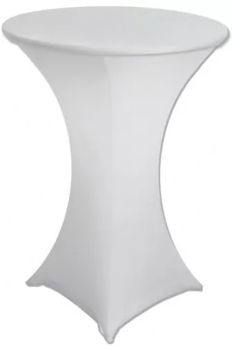 White Lycra Dry Bar Covers with bar - Perry's Sunshine Coast Event Hire